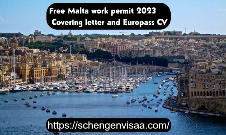 Free Malta work permit 2023 Covering letter and Europass CV ...